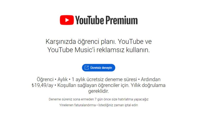 Youtube Premium Öğrenci Üyeliği Nasıl Yapılır? Youtube Premium Öğrenci ... Youtube Premium Öğrenci Üyeliği Nasıl Yapılır? Youtube Premium Öğrenci ...